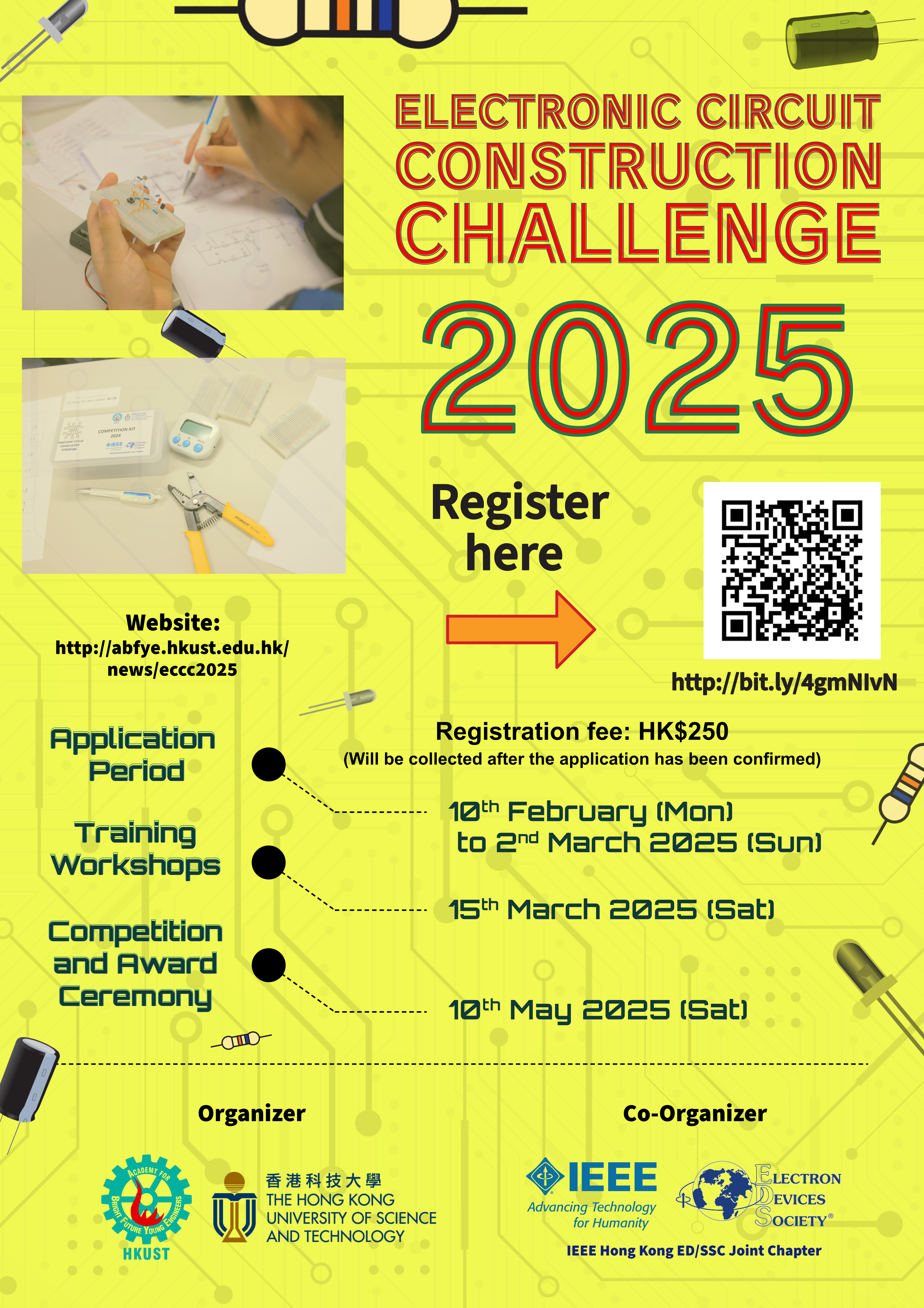 Electronic Circuit Construction Challenge 2025 (電子線路挑戰賽 2025) | Academy for Bright Future Young ...